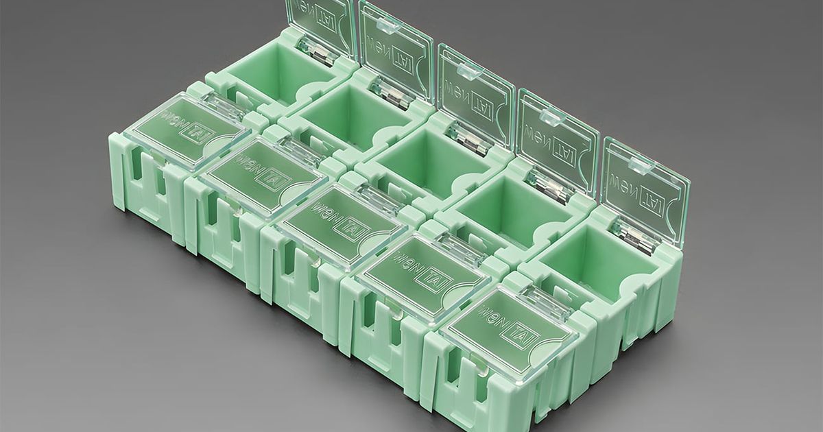 Tiny Modular Snap Boxes for Components Storage - Pack of 10 | Thingbits ...