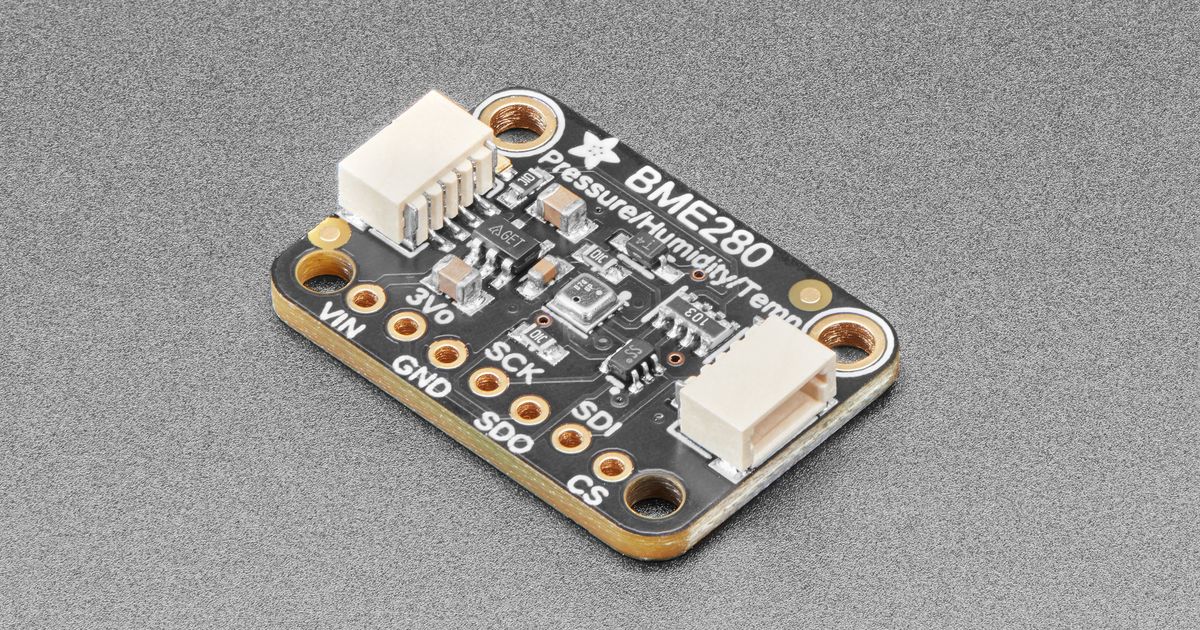 Adafruit BME280 I2C/SPI Temperature Humidity Pressure Sensor ...