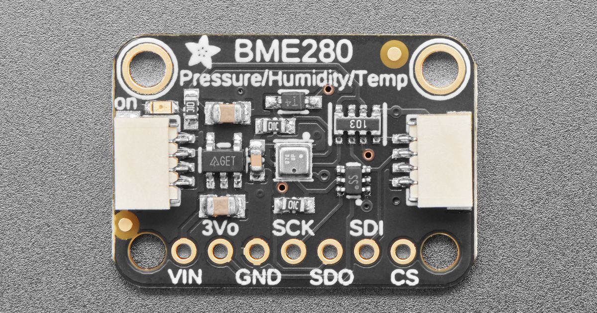 Adafruit BME280 I2C/SPI Temperature Humidity Pressure Sensor ...