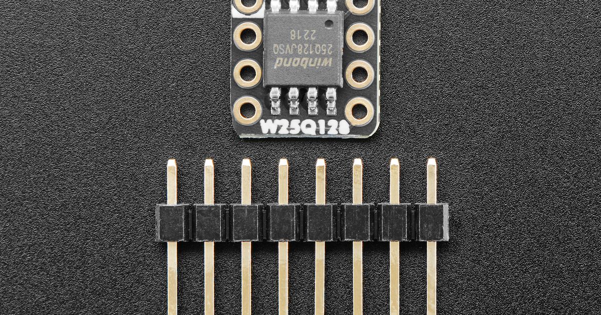 Adafruit W25Q128 QSPI Flash Breakout - 128Mbit 16MB | Thingbits Electronics