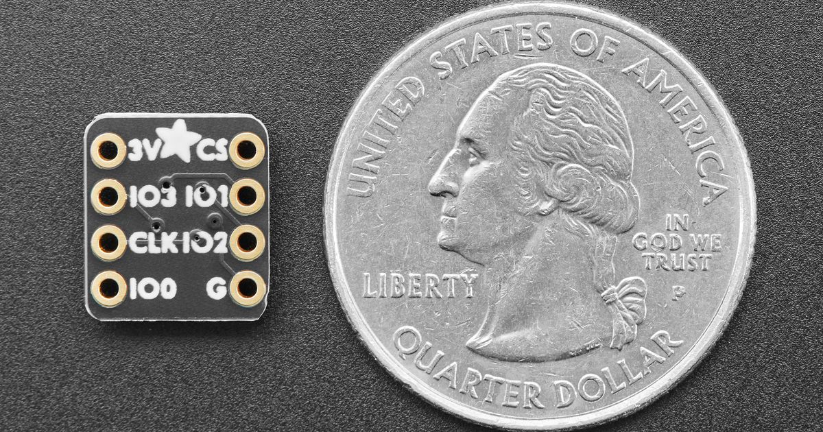 Adafruit W25Q128 QSPI Flash Breakout - 128Mbit 16MB | Thingbits Electronics