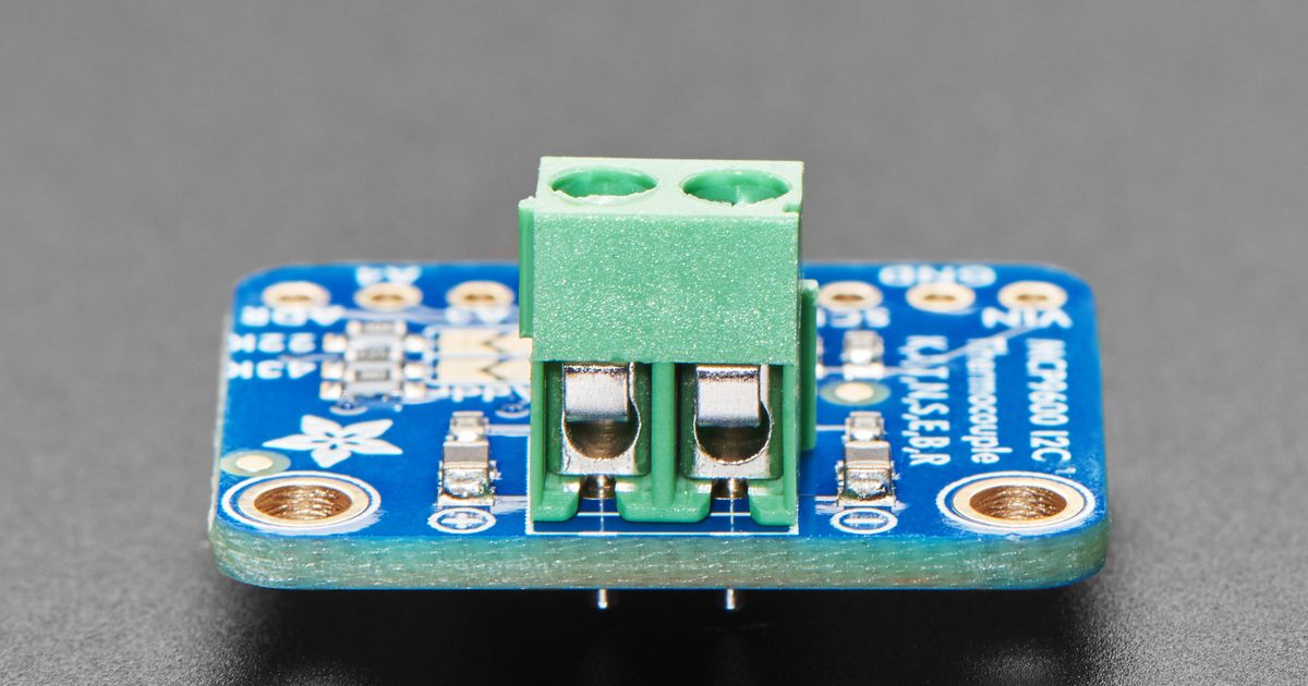 Adafruit MCP9600 I2C Thermocouple Amplifier Breakout | Thingbits ...