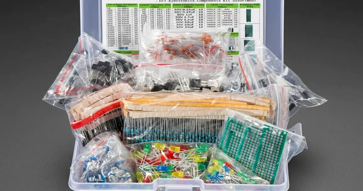 DIY Electronics Components Assortment Kit for Arduino, Breadboard ...