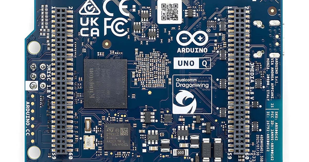Arduino UNO Q Development Board with Qualcomm QRB2210 Processor ...