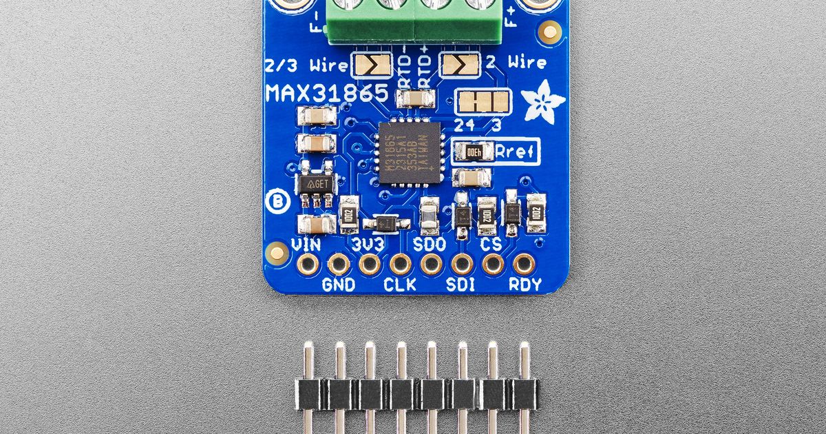 Adafruit MAX31865 PT100 RTD Temperature Sensor Amplifier | Thingbits ...